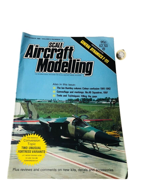 MAGAZINE SCALE AIRCRAFT Modelling Plane Mag September 1984 Vintage ra £ ...