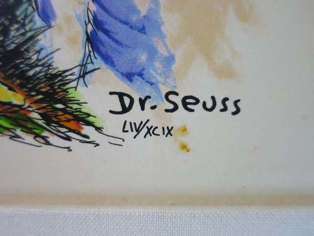 DR SEUSS THEODOR Geisel Self Portrait of a Young Man Shaving Ltd Ed 54/ ...