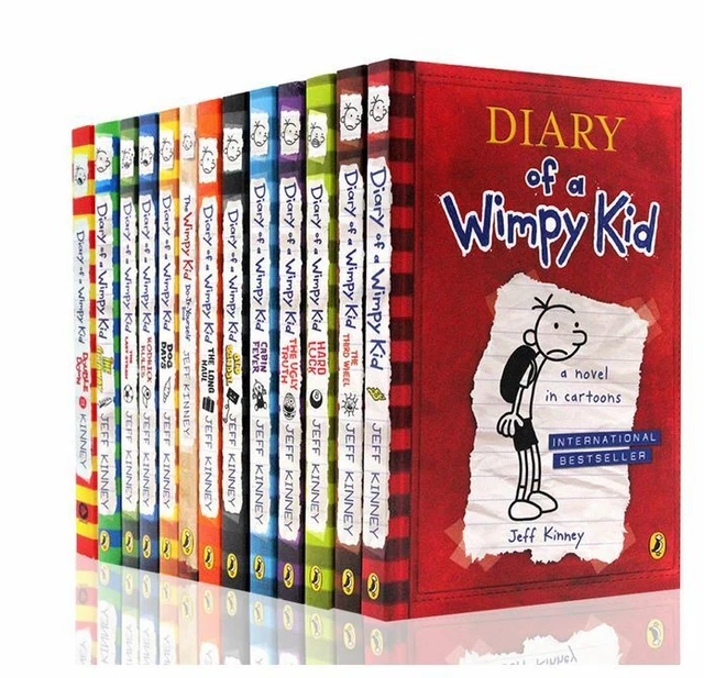 NEW! DIARY OF a Wimpy Kid Box Set Collection 1-19 Books by Jeff Kinney ...