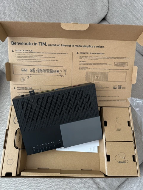 TECHNICOLOR MODEM TIM Hub ADSl2+/VDSL2/EVDSL/FIBRA 1Gbps EUR 10,00 ...