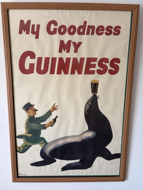 JOHN GILROY VINTAGE Guinness Posters, Set of 9 Framed Prints £200.00 ...