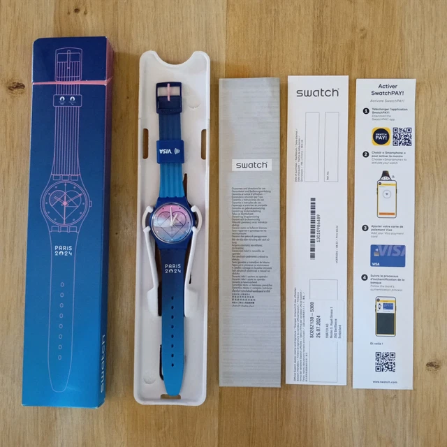 RARE LIMITED EDITION SWATCH PAY PARIS 2024 OLYMPIC GAMES - FOR STAFF ...