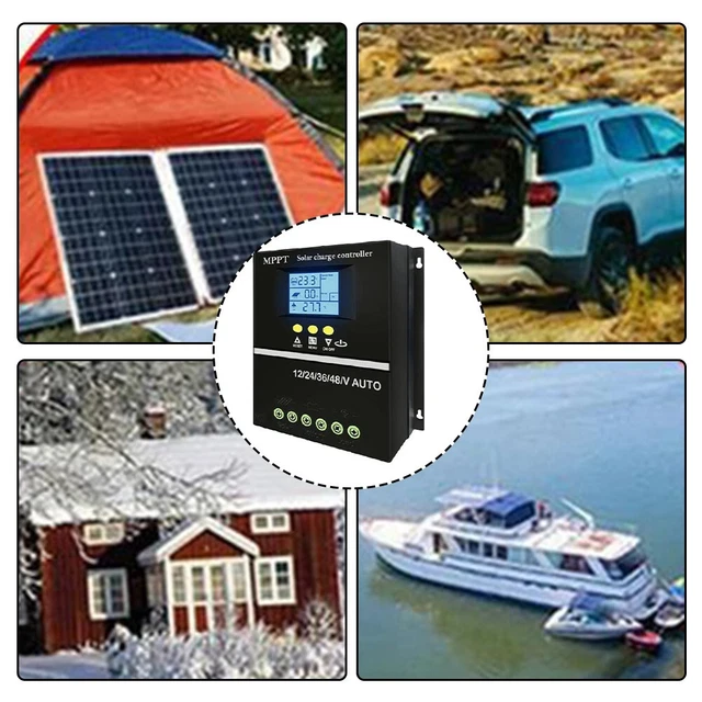 PANNEAU SOLAIRE INTELLIGENT Contr?leur de Charge Chargeur de Batterie avec cr EUR 73,76 ...