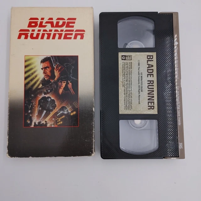 BLADE RUNNER VHS Video Tape Used First Release Print Embassy 1982/1983 ...