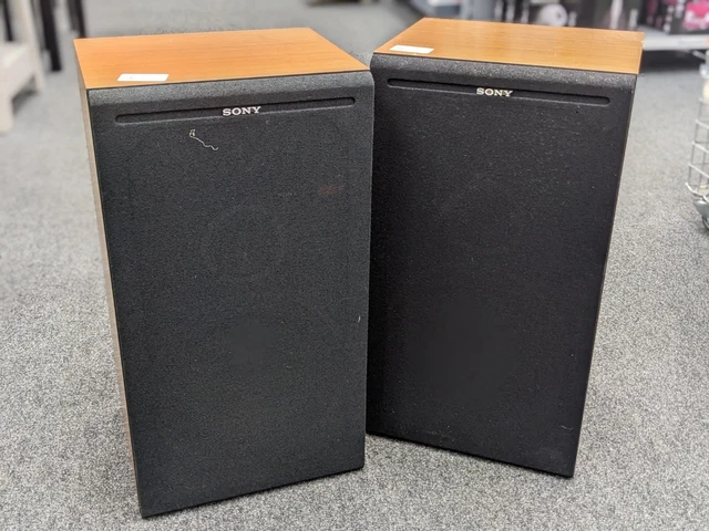 VINTAGE SONY SS-2070 3-Way Loudspeaker System 8 Ohm Bookshelf Speakers ...