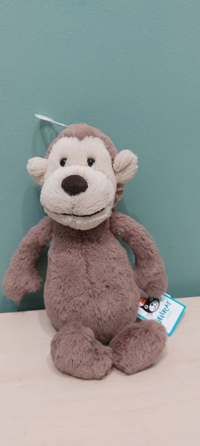 JELLYCAT BASHFUL MONKEY Small New £29.00 - PicClick UK