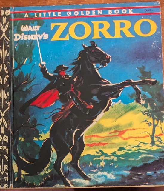A LITTLE GOLDEN Book. Walt Disney - Zorro. Hardcover. 1973 $9.98 ...