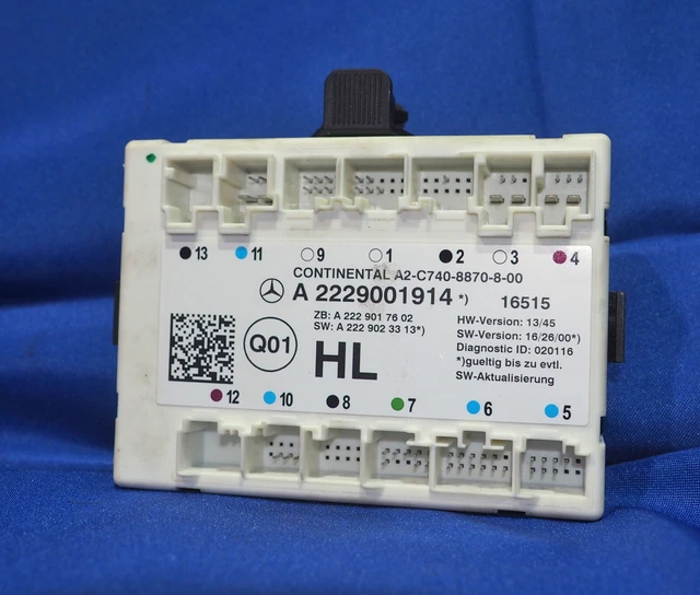 2014-2017 MERCEDES W222 S Classe Arrière Gauche Porte Fenêtre Module ...