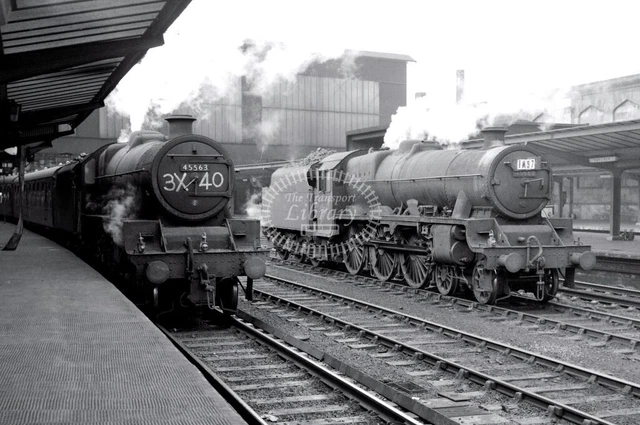PHOTO BRITISH RAILWAYS Steam Locomotive Class 5MT 45563 45660 Carlisle ...