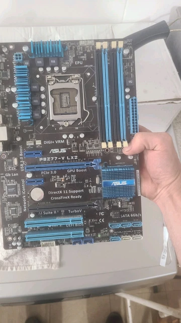 ASUS P8Z77-V LX2 Socket LGA1155 DDR3 ATX Motherboard With i5-3570k £1.16 - PicClick UK