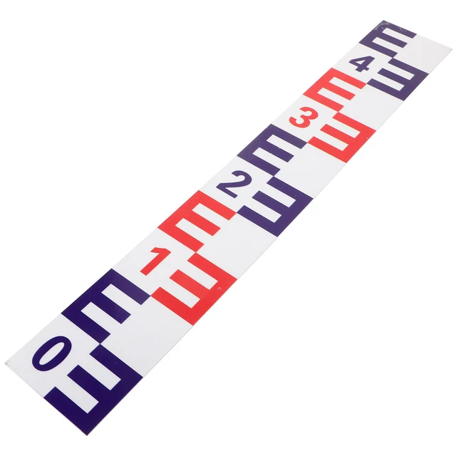 WATER GAUGE MEASURING Sticker Self-adhesive Water Level Measuring ...