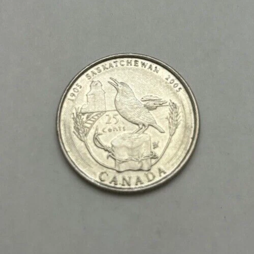 25 CENT CANADIAN - Limited Edition Saskatchewan 1905 - 2005 $20.00 ...