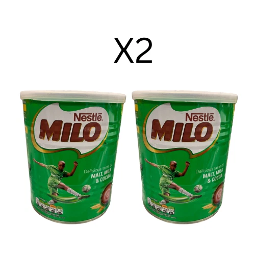 NESTLE GHANA MILO Instant Nutritious Chocolate Drink - Pack of 2 x 400g ...