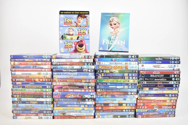 LARGE DISNEY DVD Bundle 70+ Titles Children's Family Kids Job Lot ...