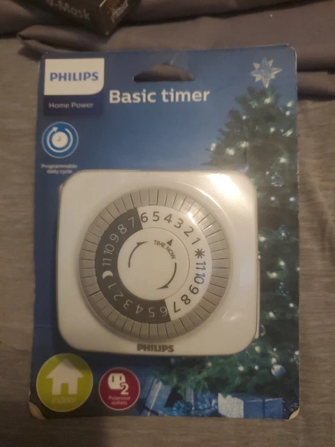 PHILIPS HOME BASIC Timer Indoor Programmable Daily Cycle - Polarized 2 ...