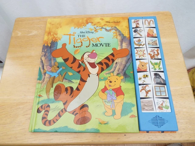 THE TIGGER MOVIE - Walt Disney -Play A Sound Book -Vintage Yr 2000 ...