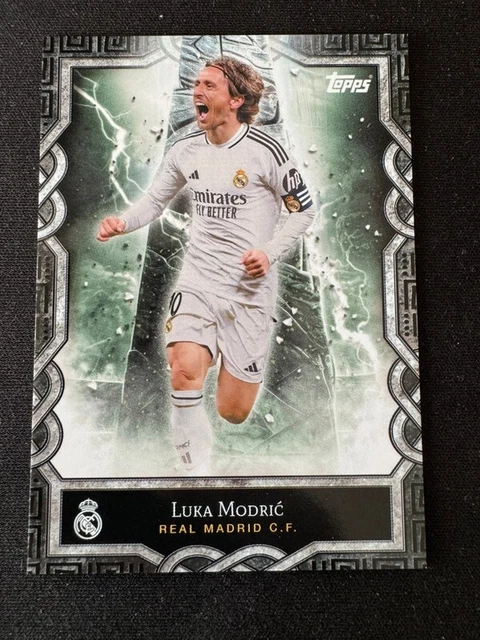CARTE CARD CARTA n°MO-5 Luka MODRIC Real Madrid TOPPS FAN SET 2024-2025 ...