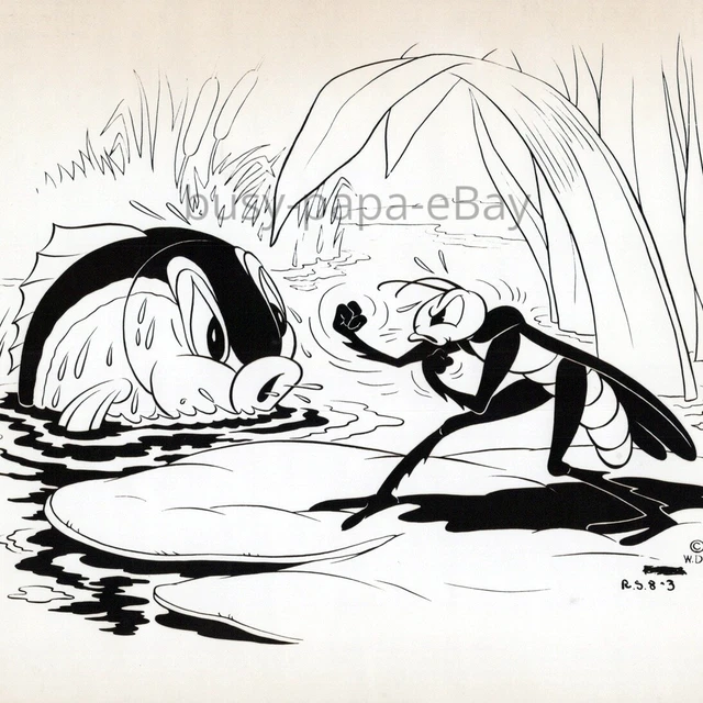 1939 GOOFY AND Wilbur Animated Mickey Mouse Walt Disney Cartoon Press ...