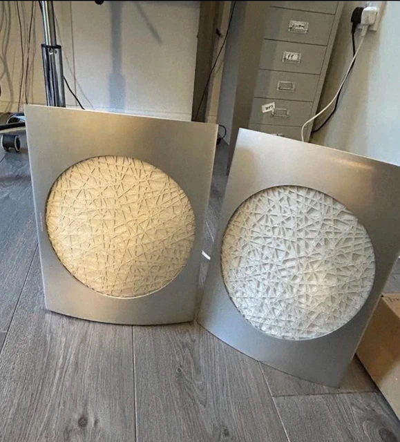 BANG OLUFSEN Beolab 17 Silver/Cracked Ice + table stands and wall ...