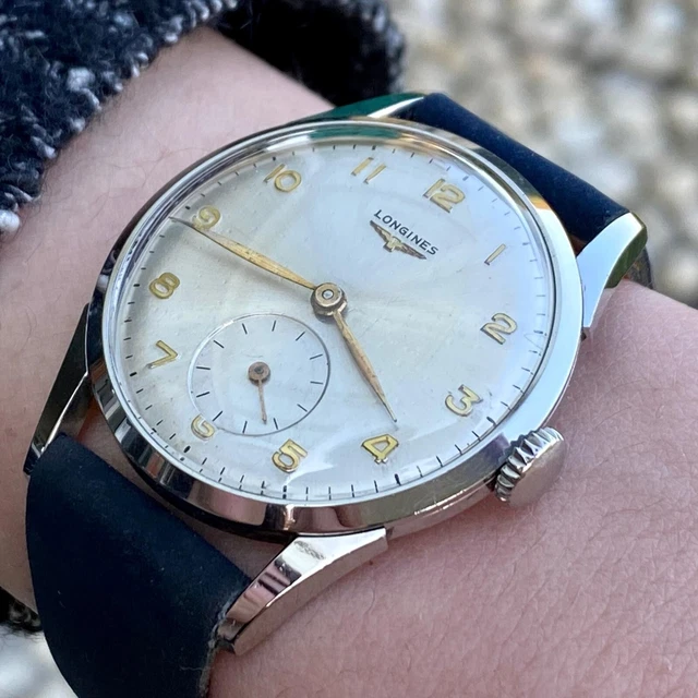 OROLOGIO LONGINES WATCH Vintage Anni 50 Calibro 1268Z Carica Manuale ...