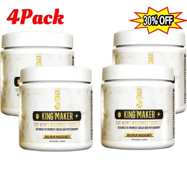 KING MAKER 120 Caps 13-in-1 Anabolic Supple ment for Men 4x- £42.71 ...