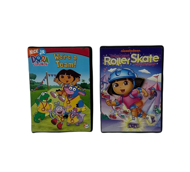 DORA THE EXPLORER DVD Lot Nick Jr We're A Team Roller Skate Adventure £ ...