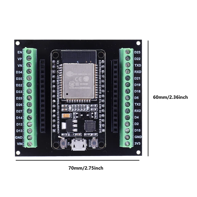 Esp32 Module Gpio Wifi Bluetooth Compatible Gpio 1 Into 2 Low Power Module £1043 Picclick Uk