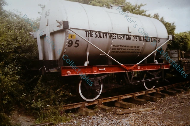 RAILWAY TRAIN SLIDE 35mm The South WesternTar Distilleries LTD Wagon ...
