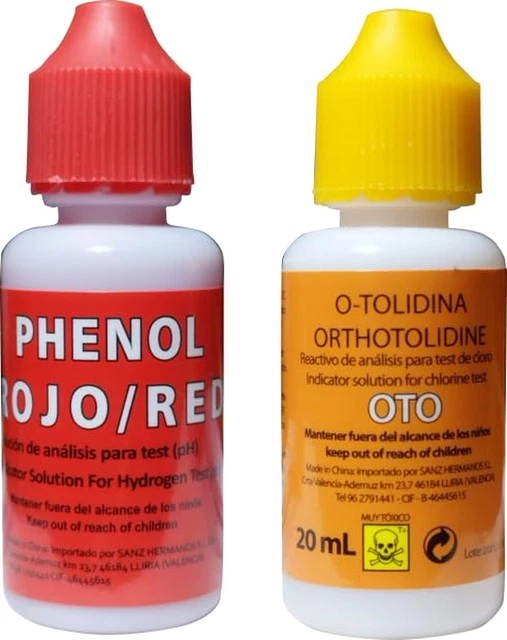 TEST KIT PH E Cloro (Otho/Phenol) (Reccambio Otho E Phenol) EUR 19,05 ...
