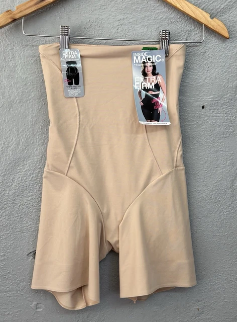 NAOMI & NICOLE Plus Size L Hi Waist Thigh Slimmer Shaper 7929 Warm ...