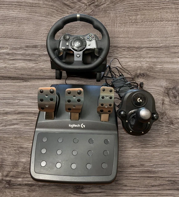 LOGITECH G920 DRIVING force racing wheel with pedals and shifter Xbox ...