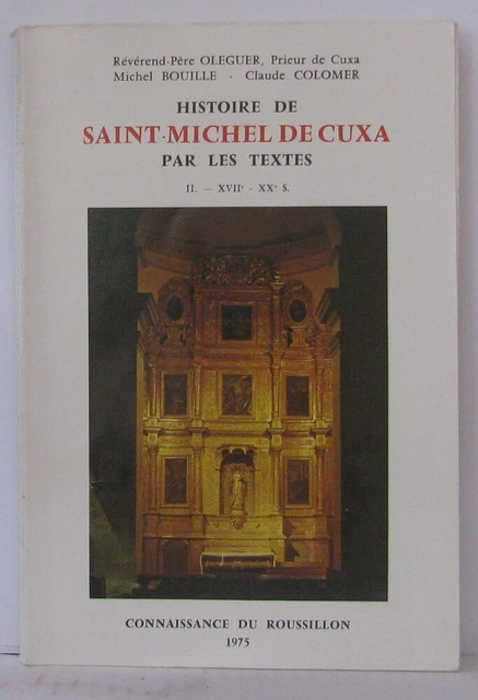 HISTOIRE DE SAINT-MICHEL de cuxa par les textes 3 noël 1974 | Bon état ...