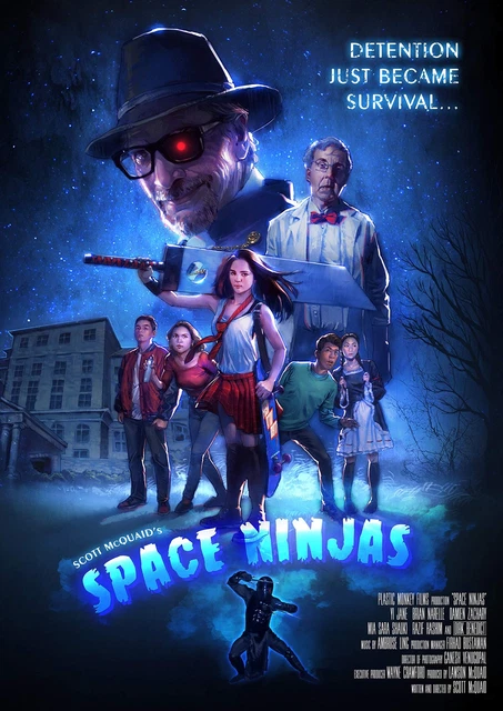 SPACE NINJAS (DVD) Yi Jane dirk Benedict brian Narelle damien Zachary £ ...
