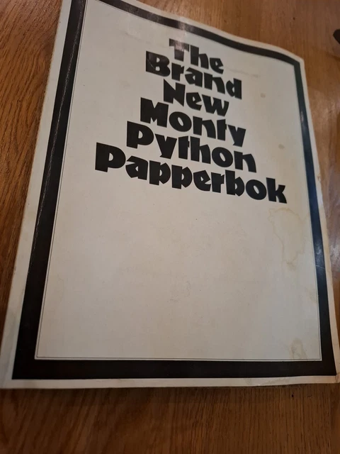 VINTAGE BOOK 'THE Brand New Monty Python' Papperbok 1974 Original ...