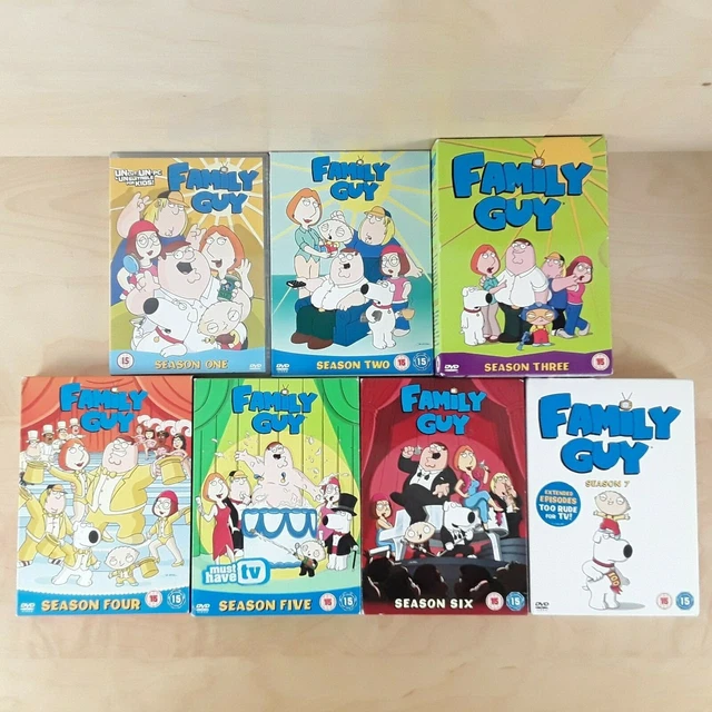 FAMILY GUY SEASONS 1 To 7 Dvd Box Sets Very Good Condition EUR 7,22 ...