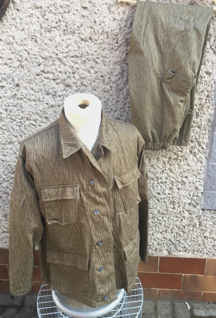 DDR NVA GRENZER ESKS Tarnuniform Felddienstuniform Jacke g52 Hose sg48 ...