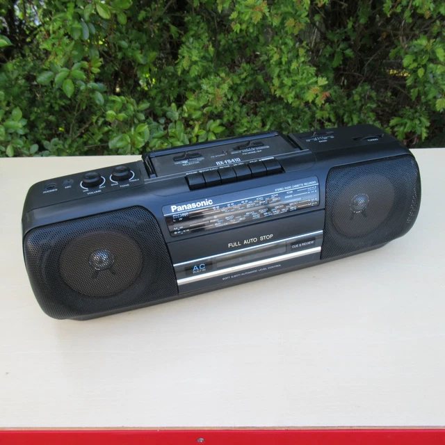 PANASONIC RX-FS410 STEREO Radio Cassette Player Ghetto Blaster Boombox ...
