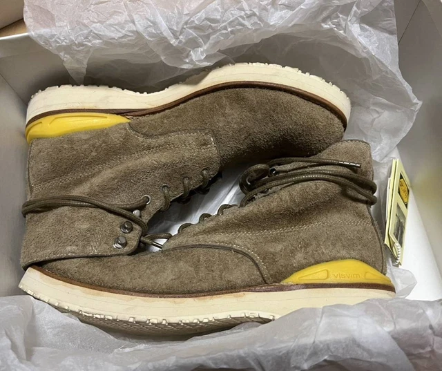 USED VISVIM 1ST Model Virgil Boots Folk Mens Size 26cm M8 Sand Color ...