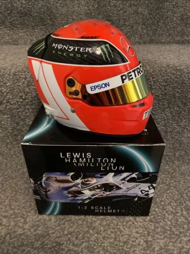 LEWIS HAMILTON 2019 Monaco GP Custom 1/2 Scale F1 helmet Niki Lauda ...