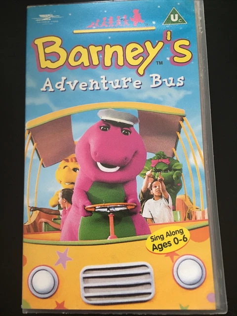 Barney S Adventure Bus Vhs Video Tape Cassette Vintage Childrens