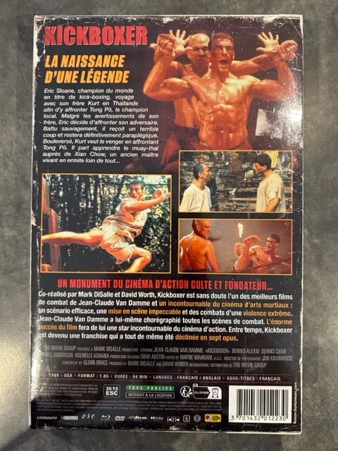 KICKBOXER - JEAN-CLAUDE VAN DAMME - COFFRET COLLECTOR ESC - film BLU-RAY + DVD EUR 39,99 ...
