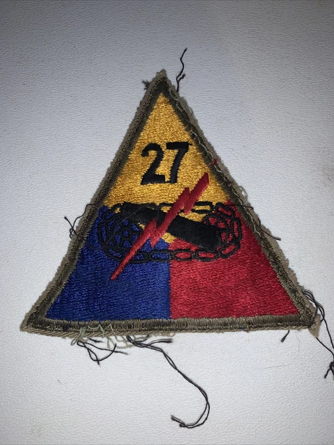 POST WORLD WAR II US Army 27th ARMORED Division Patch £4.78 - PicClick UK