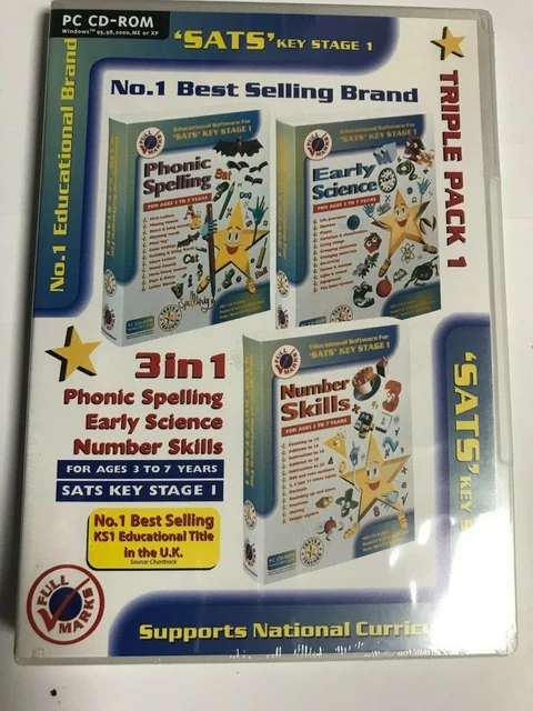SATS LEARNING KEY Stage 1 - 3 Subject Compilation (FM) £2.99 - PicClick UK