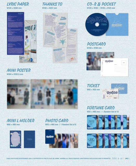 TWS LAST BELL - incl. 112pg Photobook, Lyric Paper, Photocard, Fortune ...