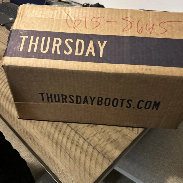 THURSDAY BOOT CADET Men's Brown Rich Mahogany Boots Size 9 £133.90 ...