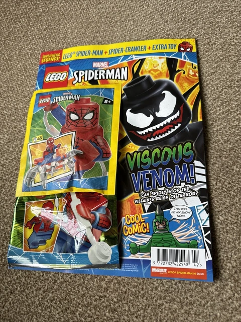 LEGO SUPERHERO LEGENDS magazine Spider-Man #10 2024 + Spider-Crawler ...