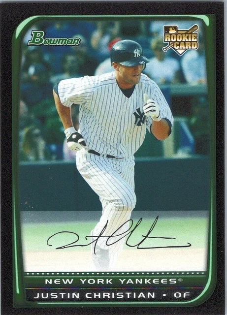 2008 BOWMAN DRAFT #BDP13 Justin Christian RC New York Yankees EUR 1,64 ...