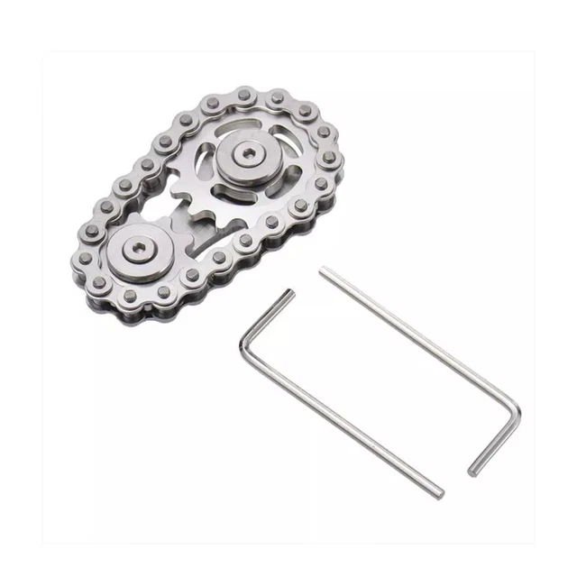SPROCKETS FLYWHEEL FINGERTIP Gyro Sprockets Chains Gear Toys M8S9 Chain ...
