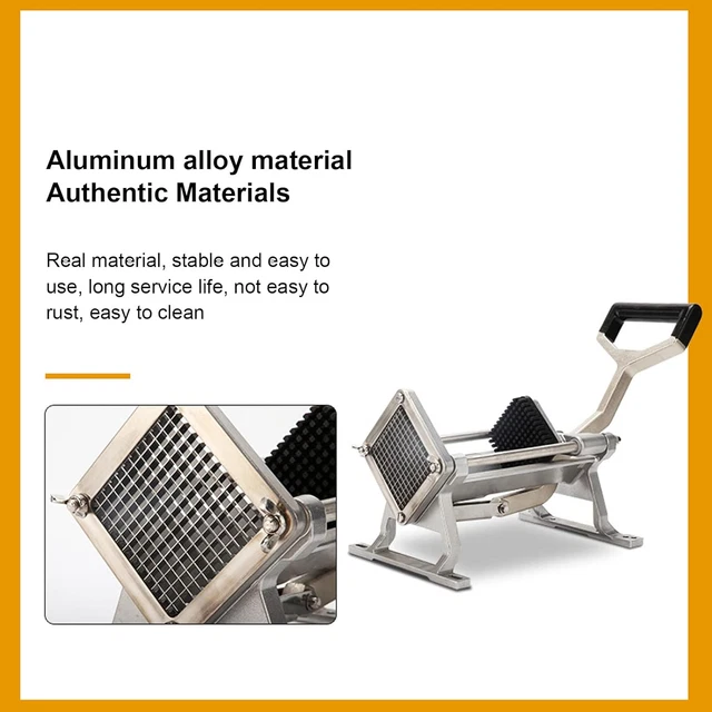 POTATO CHIPPER FRY Potato Slicer French Fry Cutter Stainless Steel ...