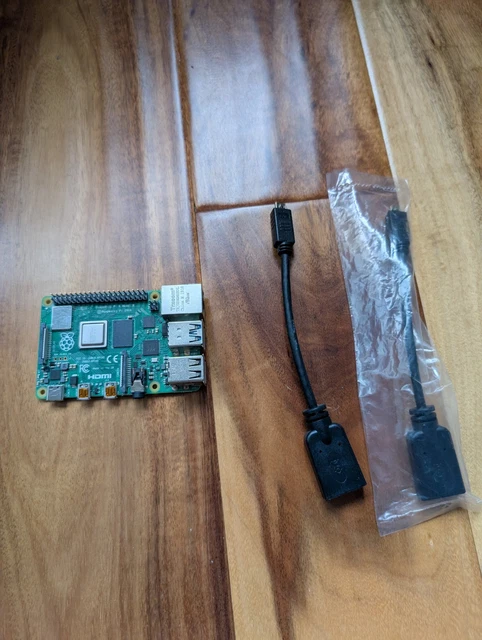 RASPBERRY PI 4 Model B, 4GB DDR4 RAM Single Board Computer (RPI4-MODBP ...